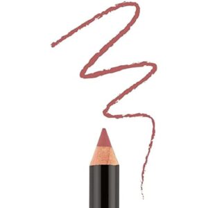 bodyography:cream lip pencil (heatherberry): rose nude waterproof & pigment-rich salon makeup w/ coconut oil, vitamin e | gluten-free, cruelty-free, paraben-free