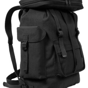 Black European Rucksack 20" x 13" x 7and half