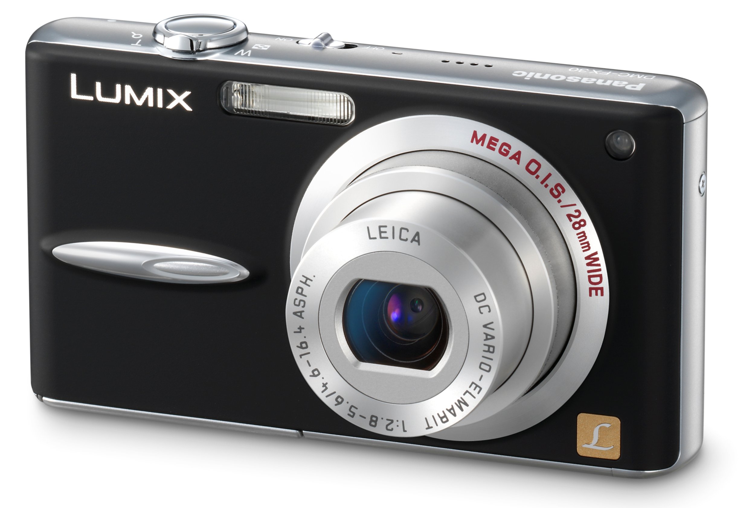 Panasonic Lumix DMC-FX30K 7.2MP Digital Camera with 3.6x Optical Image Stabilized Zoom (Black)