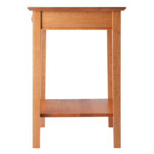 Winsome Studio Beech Wood End/Printer Table, Honey (99323)