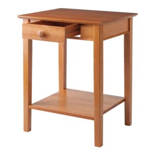 Winsome Studio Beech Wood End/Printer Table, Honey (99323)