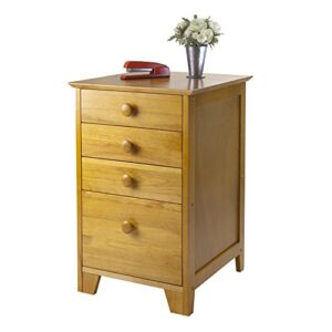 Winsome Studio File Cabinet, Honey