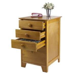 Winsome Studio File Cabinet, Honey