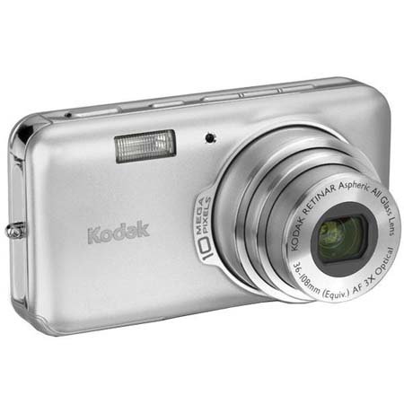 Kodak Easyshare V1003 10 MP Digital Camera with 3xOptical Zoom (Silver Essence)