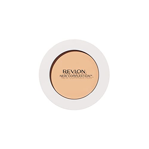 Revlon Foundation, New Complexion One-Step Face Makeup, Longwear Light Coverage with Matte Finish, SPF 15, Cream to Powder Formula, Oil Free, Tender Peach, 0.35 Oz