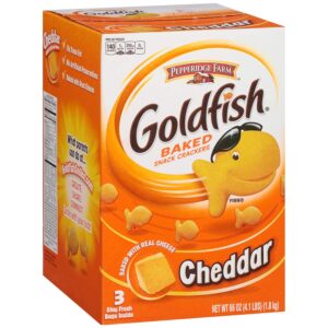 pepperidge farm goldfish, cheddar, 58-ounce box