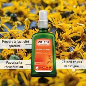 Weleda Arnica Muscle Massage Oil, 3.4 Fluid Ounce, Plant Rich Massage Oil with Birch, Sunflower and Olive Oils