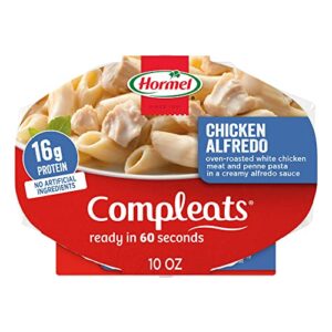 hormel compleats chicken alfredo microwave tray, 10 oz. (6 pack)