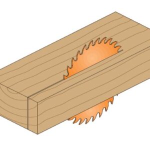 CMT 251.040.08 ITK Industrial Finish Saw Blade, 8-8-1/4-Inch x 40 Teeth 1FTG+4ATB Grind with 5/8-Inch Bore