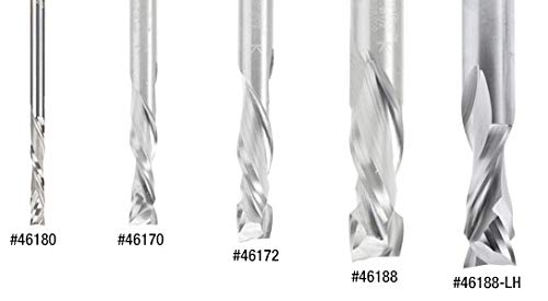 Amana Tool - 46172 CNC Solid Carbide Compression Spiral 3/8 Dia x 1-1/4" x 3/8 Shank