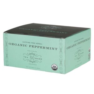 harney & sons organic peppermint tea 1.76oz/50g (50 tea bags)