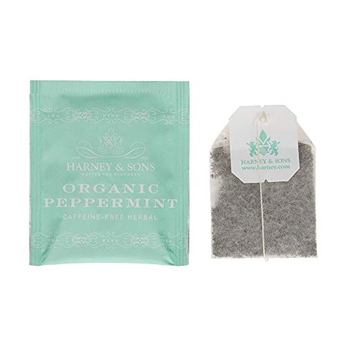 Harney & Sons Organic Peppermint Tea 1.76oz/50g (50 Tea Bags)