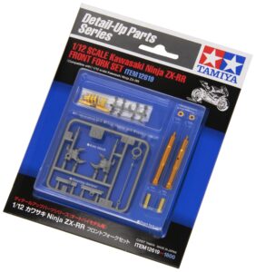 tamiya kawasaki ninja zx-rr front fork motorcycle detail set (no photo-etched) 1/12