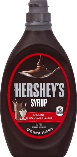 HERSHEY'S Chocolate Syrup Bottle, 24 oz