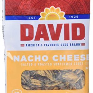 David Seed Sunflower Seeds, Nacho Cheese, 0.8 Ounce, 36 count