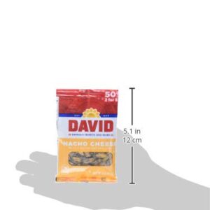 David Seed Sunflower Seeds, Nacho Cheese, 0.8 Ounce, 36 count