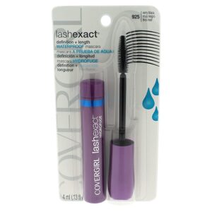 covergirl lash exact mascara waterproof, very black, .44 oz (packaging may vary)