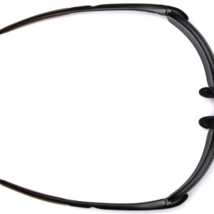 Pyramex Safety Products CHB310D Carhartt Spokane Safety Glasses, Clear Lens with Black Frame, Clear