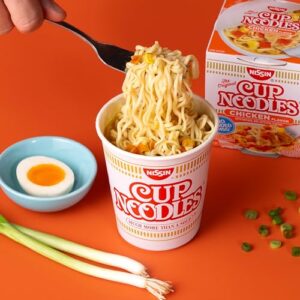 Nissin, Cup Noodles Soup, Chicken Flavor, 2.25 oz (case of 12)