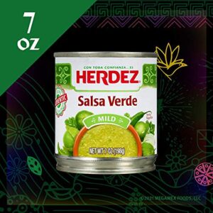 Herdez Salsa Verde, Mild, 7 oz