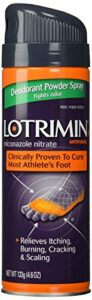 lotrimin af miconazole nitrate deodorant antifungal powder spray, 4.6 ounce