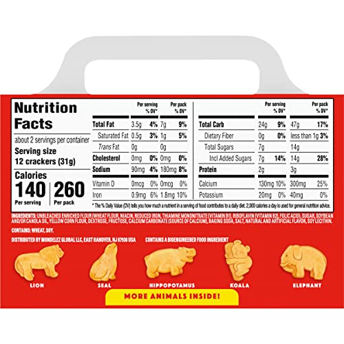 Barnum's Original Animal Crackers, 2.13 oz Box