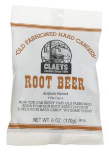 claey's, old fashioned hard candy root beer, 6 oz