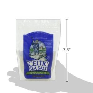 Celtic Sea Salt, Fine Ground Resealable Bag, 8 oz