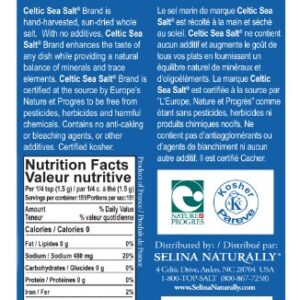 Celtic Sea Salt, Light Grey Pouch, 8 oz