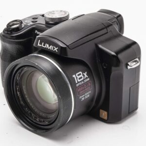 Panasonic Lumix DMC-FZ18K 8.1MP Digital Camera with 18x Wide Angle MEGA Optical Image Stabilized Zoom (Black)