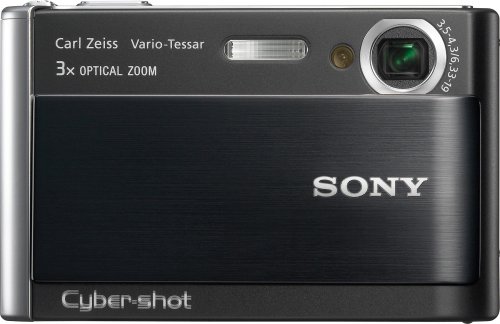 Sony Cybershot DSC-T70 8.1MP Digital Camera with 3x Optical Zoom with Super Steady Shot Image Stabilization (Black)