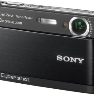 Sony Cybershot DSC-T70 8.1MP Digital Camera with 3x Optical Zoom with Super Steady Shot Image Stabilization (Black)