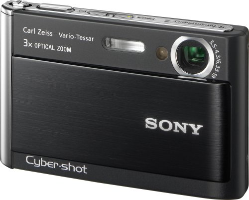 Sony Cybershot DSC-T70 8.1MP Digital Camera with 3x Optical Zoom with Super Steady Shot Image Stabilization (Black)