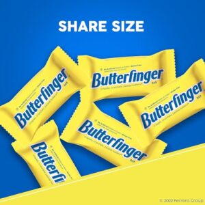 Butterfinger, Bulk 18 Pack, Chocolatey, Peanut-Buttery, Individually Wrapped Candy Bars, Share Pack, 3.7 oz Each