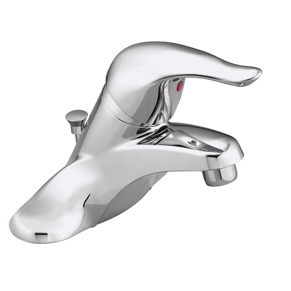 Moen Chateau Chrome One-Handle Lavatory Faucet With Drain Assembly, L6421