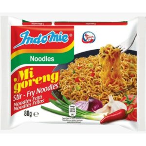 indomie mi goreng instant stir fry noodles, halal certified, original flavor, 10 count (pack of 1)