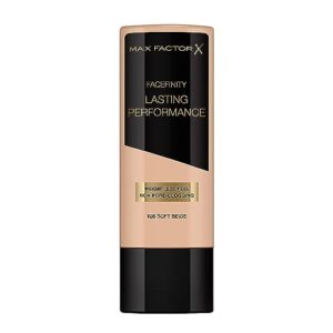 facefinity lasting performance foundation - 105 soft beige by max factor for women - 1.18 oz foundation