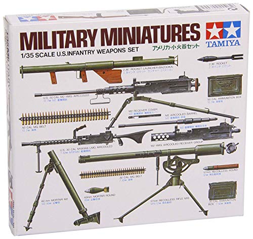 Tamiya 300035121-1:35 Diorama Set US Infantry Weapons