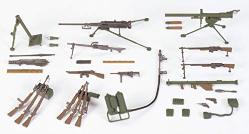 Tamiya 300035121-1:35 Diorama Set US Infantry Weapons