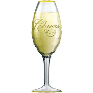 amscan champagne glass balloon