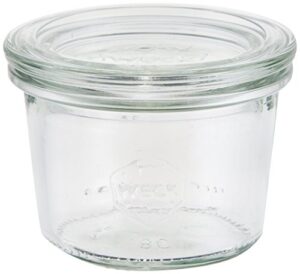 ラセラヌー(rasalhanut) we-080 weck mold shape glass canister, 2.7 fl oz (80 ml)