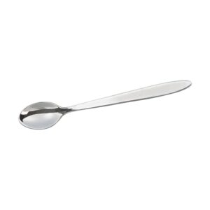 baby feeding spoon with flocked box, silver, 5.5"