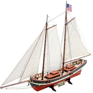 Artesanía Latina – Wooden Ship Model Kit – US Pilot Boat, Swift– Model 22110-N, 1:50 Scale – Models to Assemble – Initiation Level