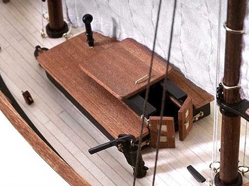 Artesanía Latina – Wooden Ship Model Kit – US Pilot Boat, Swift– Model 22110-N, 1:50 Scale – Models to Assemble – Initiation Level