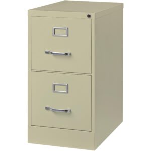 Lorell Fortress File Cabinet, Putty