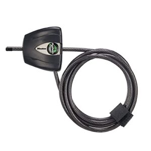 master lock 6ft. x 3/16in. python adjustable locking cable, black, 6' x 3/16-inch, 8417d