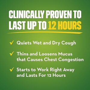 Mucinex Cough Suppressant and Expectorant, DM 12 Hr Relief Tablets, 20ct, 600 mg Guaifenesin, 30 mg Dextromethorphan HBr, Controls Cough and Thins & Loosens Mucus That Causes Cough & Chest Congestion