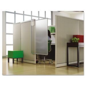 Quartet Workstation Privacy Screen, 36" x 48", For Cubicle or Office, Adjustable Height, Sliding, Sturdy Aluminum Frame, Includes Attachable Whiteboard (WPS1000)