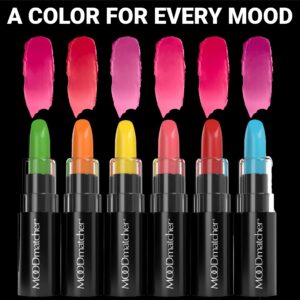 MOODmatcher Original Color Changing Lipstick – 12 Hours Long-Lasting, Moisturizing, Smudge-Proof, Glamorous Personalized Color, Premium Quality – Made in USA (Green)