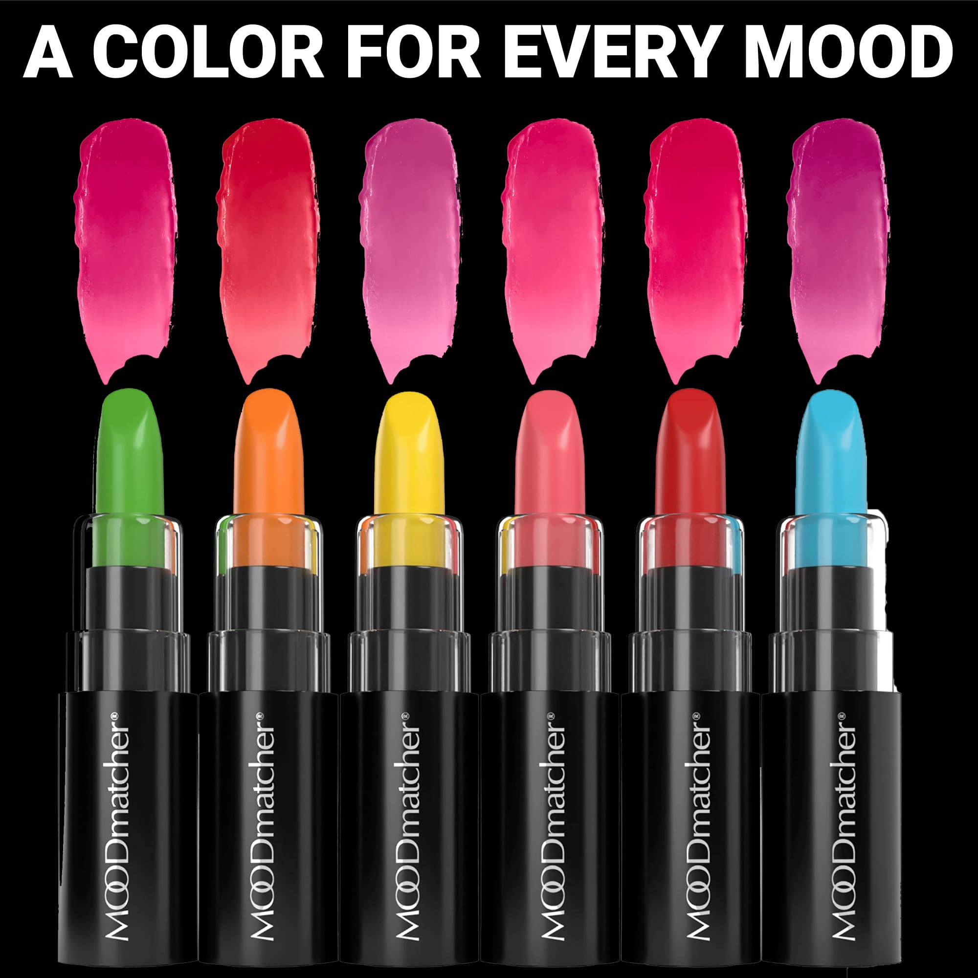 MOODmatcher Original Color Changing Lipstick – 12 Hours Long-Lasting, Moisturizing, Smudge-Proof, Glamorous Personalized Color, Premium Quality – Made in USA (Green)